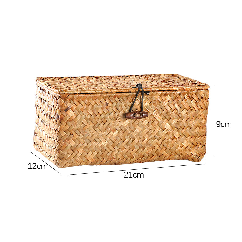 Willow Wicker Gift Box Plant Pot Case Succulent Container Flower Plant ...